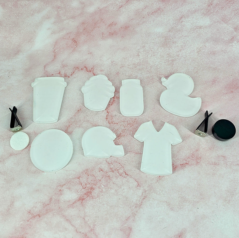 Air Vent Car Clips | Sublimation Acrylic | Made to Order – PNW Blanks ...